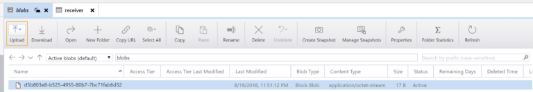 Service Bus Large Messages using Claim Check Pattern