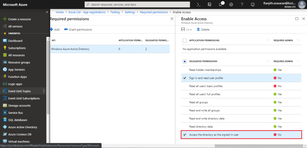 Azure Service Principal using Graph Client | Turbo360