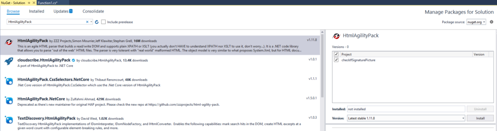 How to provision Azure Functions in Visual Studio