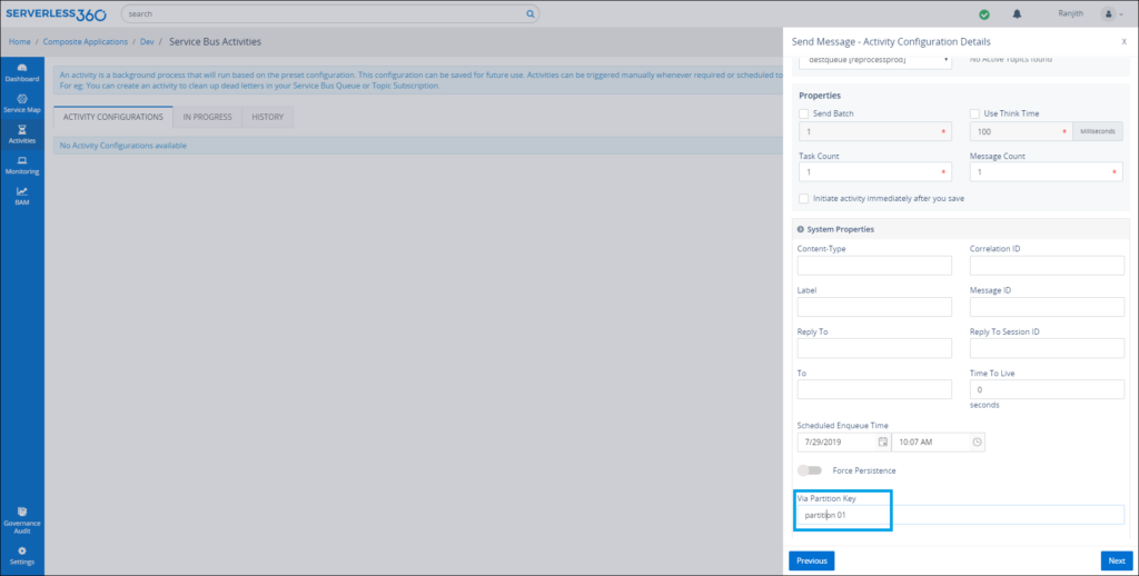 How to Set Up Partition Enabled Service Bus Queues?