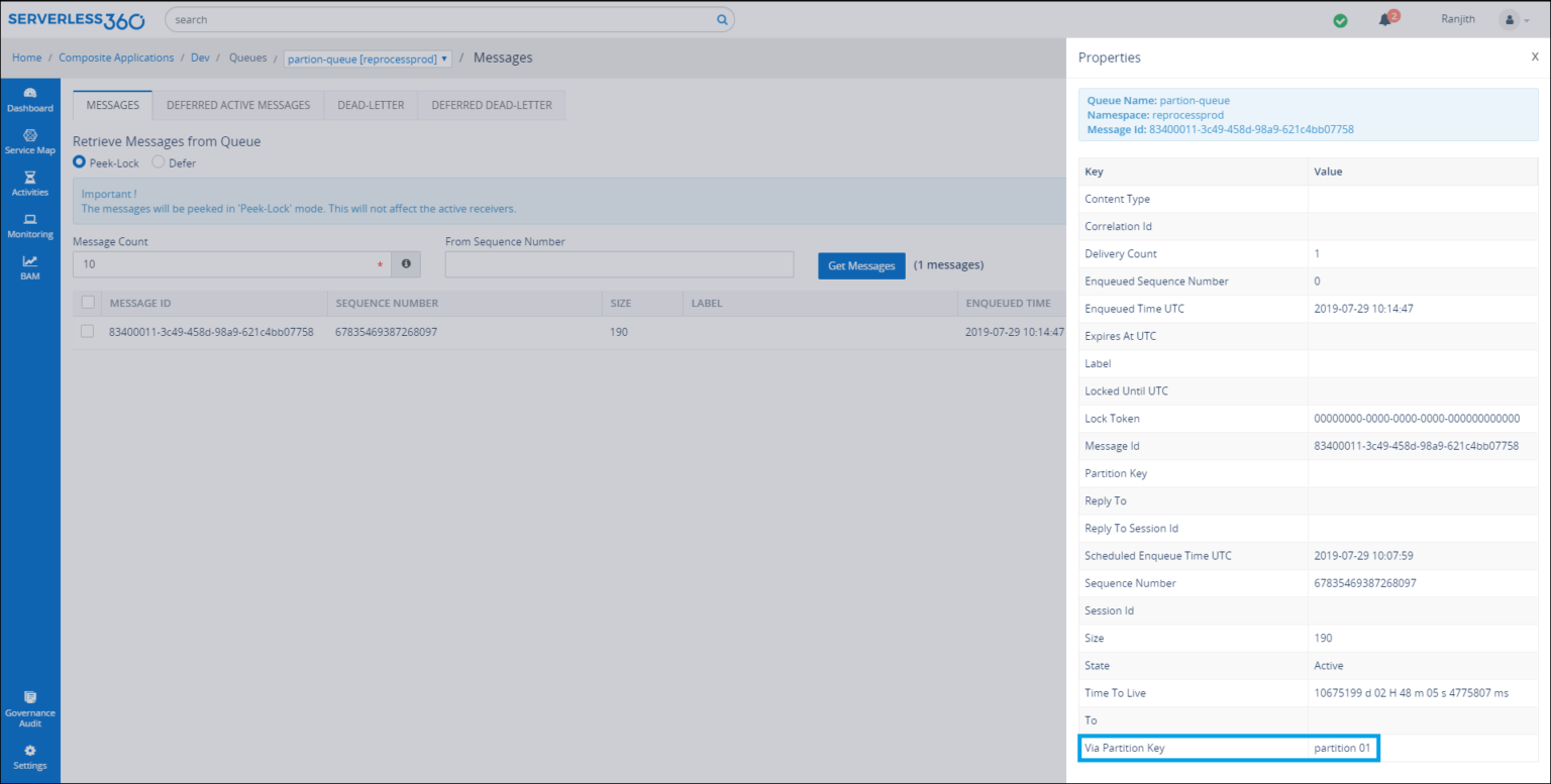 How to Set Up Partition Enabled Service Bus Queues?