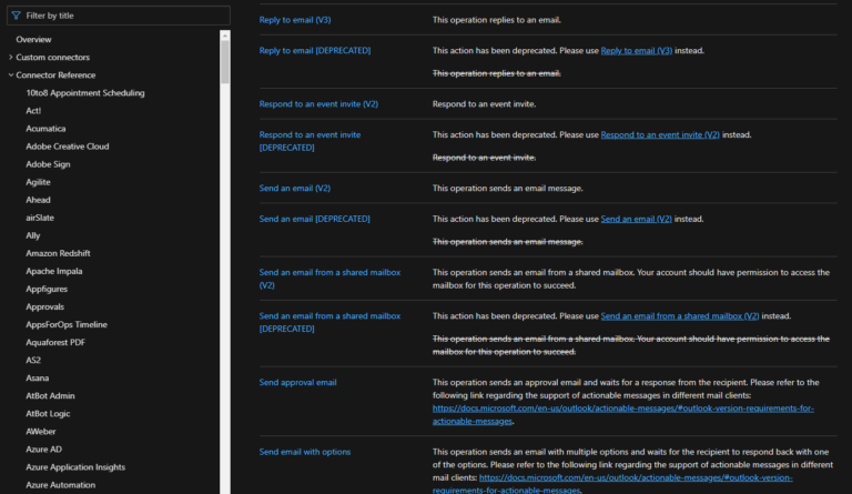 Power Automate Outlook Connector: Custom HTML Email notification