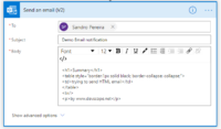 Power Automate Outlook Connector: Custom HTML Email notification