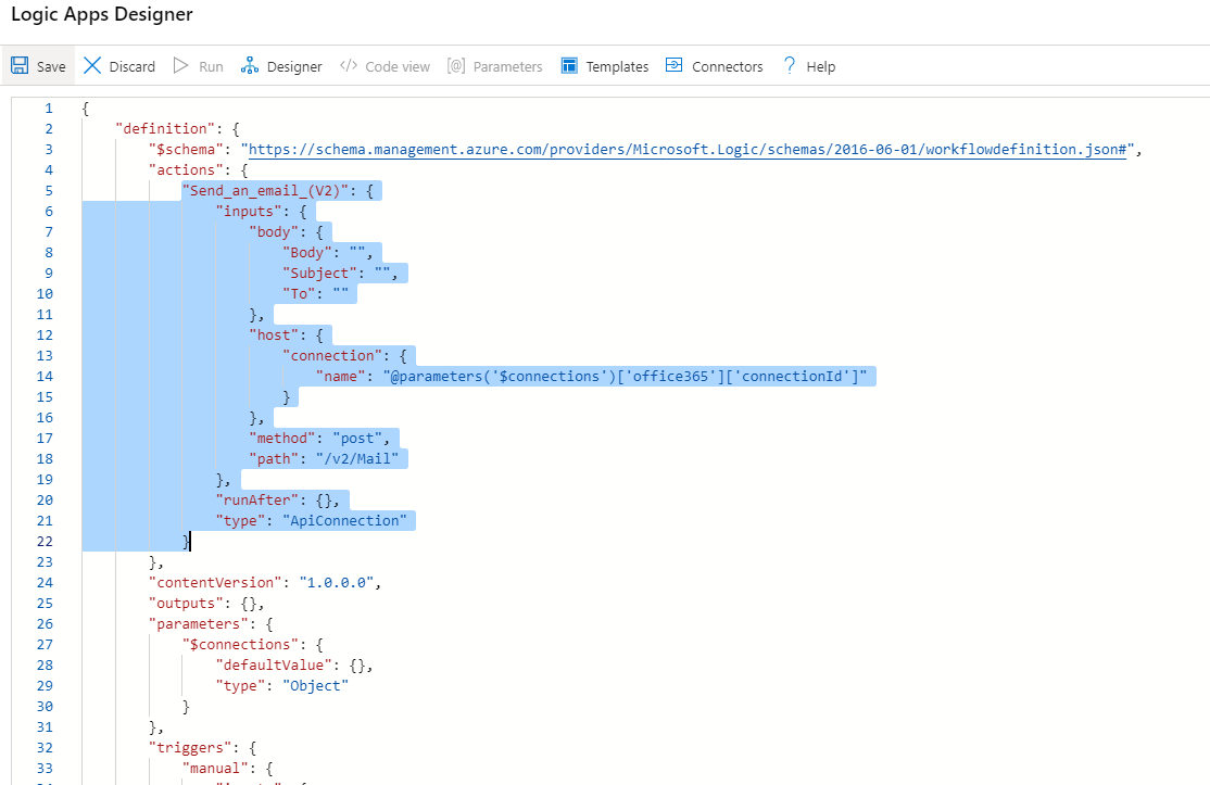 How to call deprecated connector actions on Logic Apps