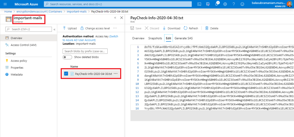 How to encrypt a file using Azure Logic App