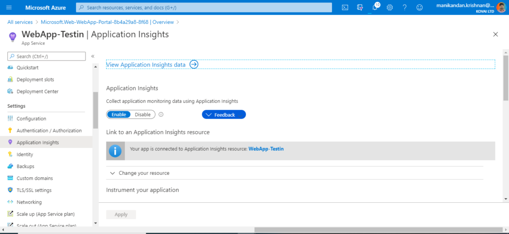 Azure Web App Endpoint Monitoring | Turbo360