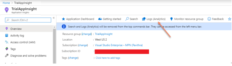 Tracking Application Insights Custom Events