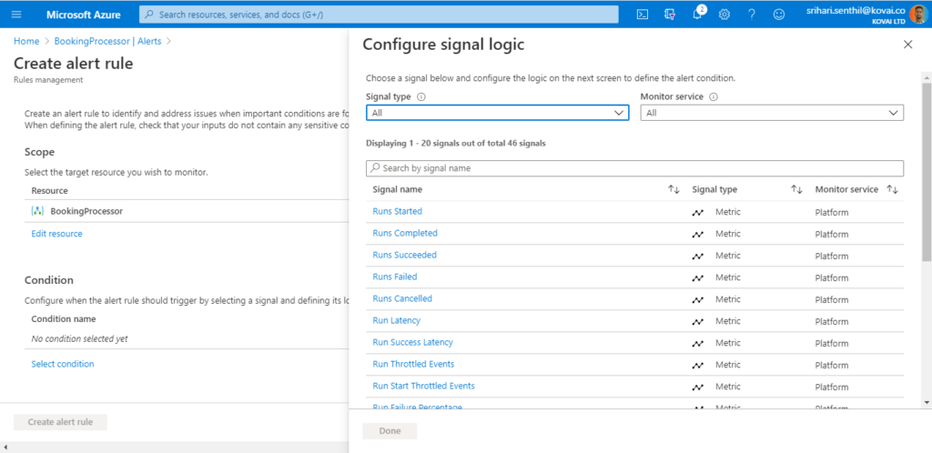 Azure Status Monitor for Monitoring Application Status