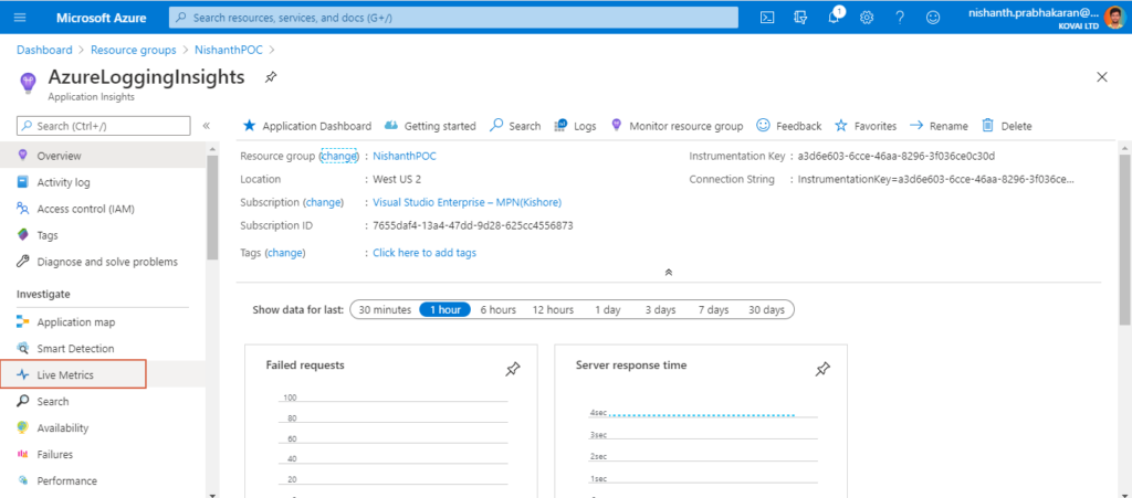 How to Check Logs in Azure Application Insights?