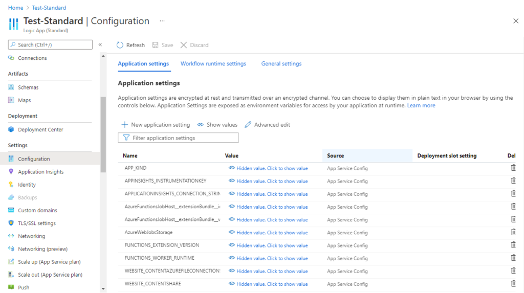 Understanding Azure Logic Apps Standard Resource Type