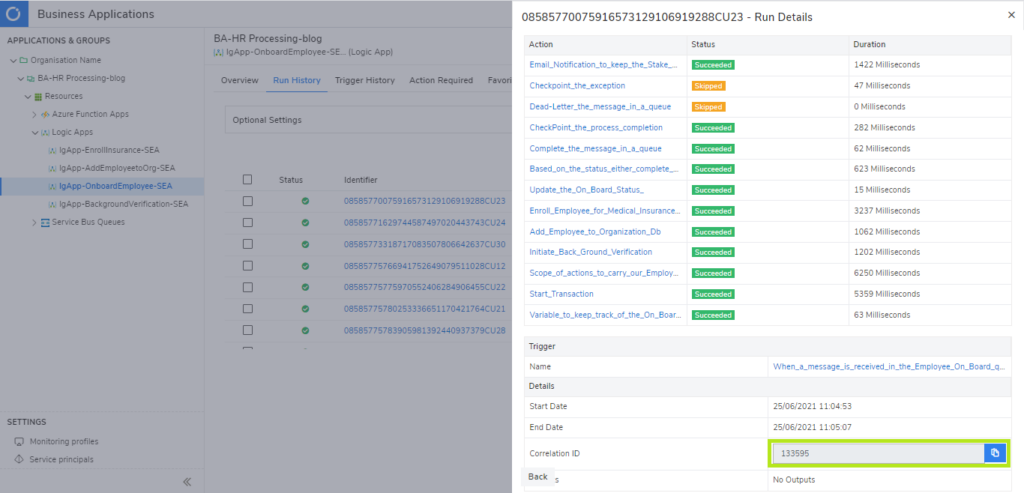 Achieving End-to-end Correlation Across Logic Apps | Turbo360