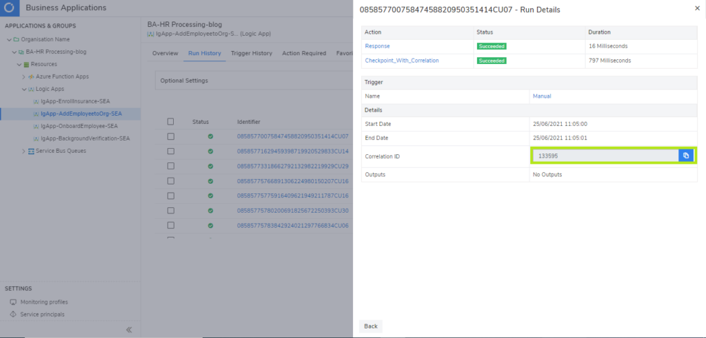 Achieving End-to-end Correlation Across Logic Apps | Turbo360