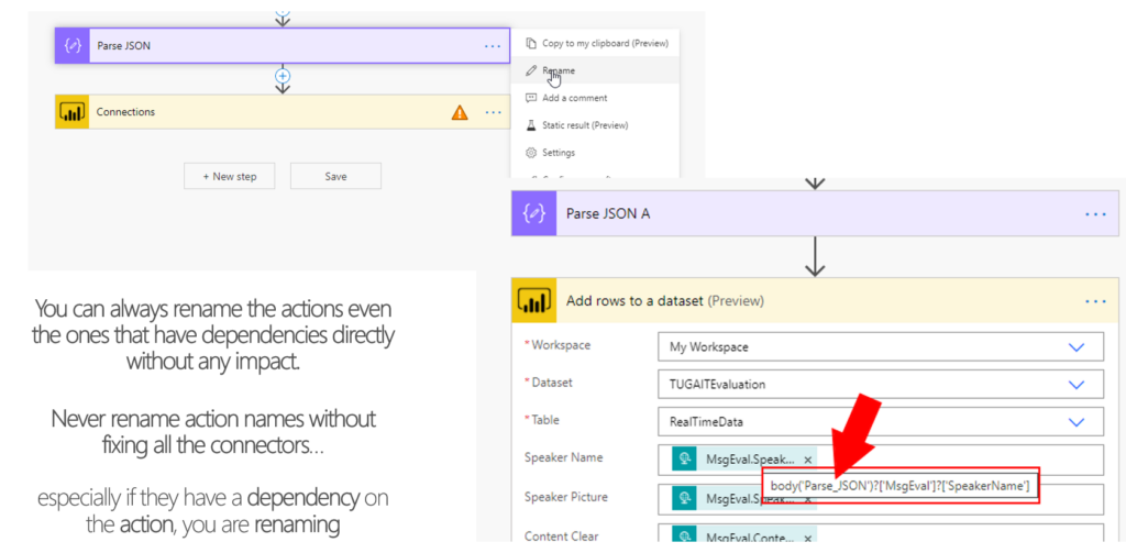 Power Automate Best practices - Actions Naming Convention