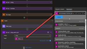 Get the proper error message from a Logic App failure