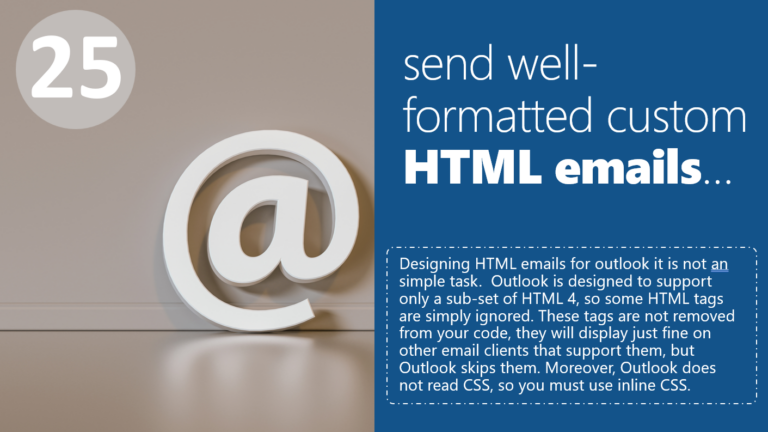 How to send a well-formatted custom HTML Email in Logic Apps