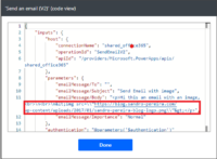 How to embed HTML images into emails using Logic App Designer
