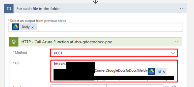 Converting GDoc Files to Word Documents Using Logic App