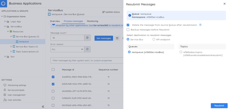 How to Monitor Azure Service Bus Dead Letter Queue?