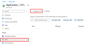 Getting Started with Azure API Center
