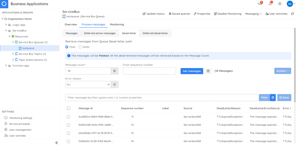 Resubmit & Delete Messages in Service Bus Dead Letter Queue
