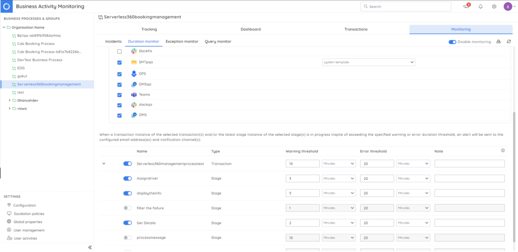 Azure Integration Environments and Business Process Tracking