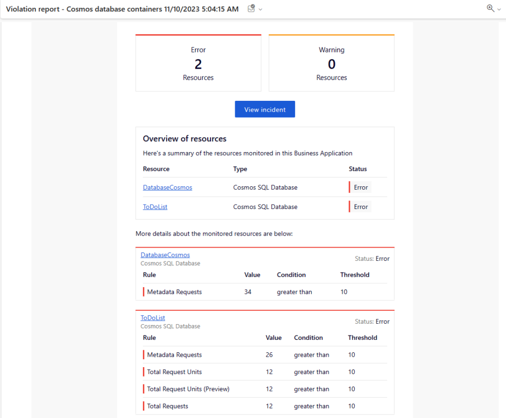 Azure Cosmos DB Monitoring - A Detailed Guide