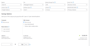 How to reduce Azure SQL Managed Instance costs?