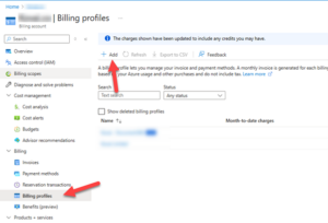 Split Azure Costs with Billing Profiles for Departments or Products